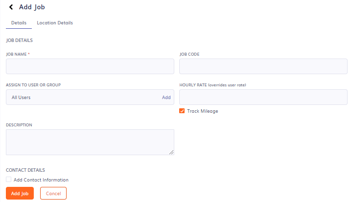 Adding & Managing Jobs