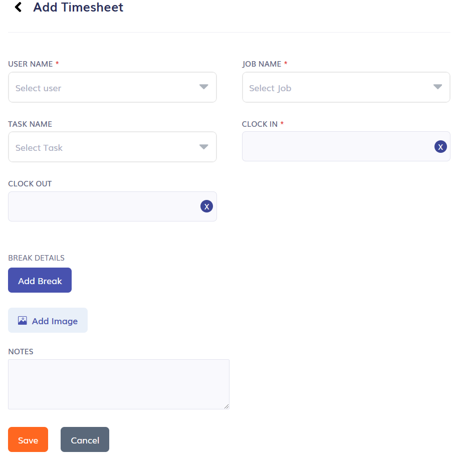 Viewing, Adding, & Editing Timesheets