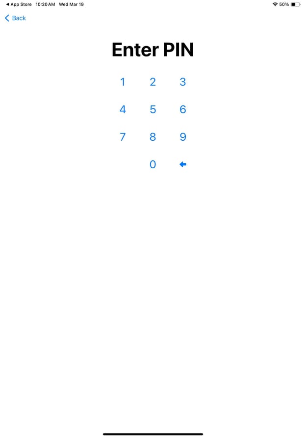 Timeero Terminal kiosk app for iPad